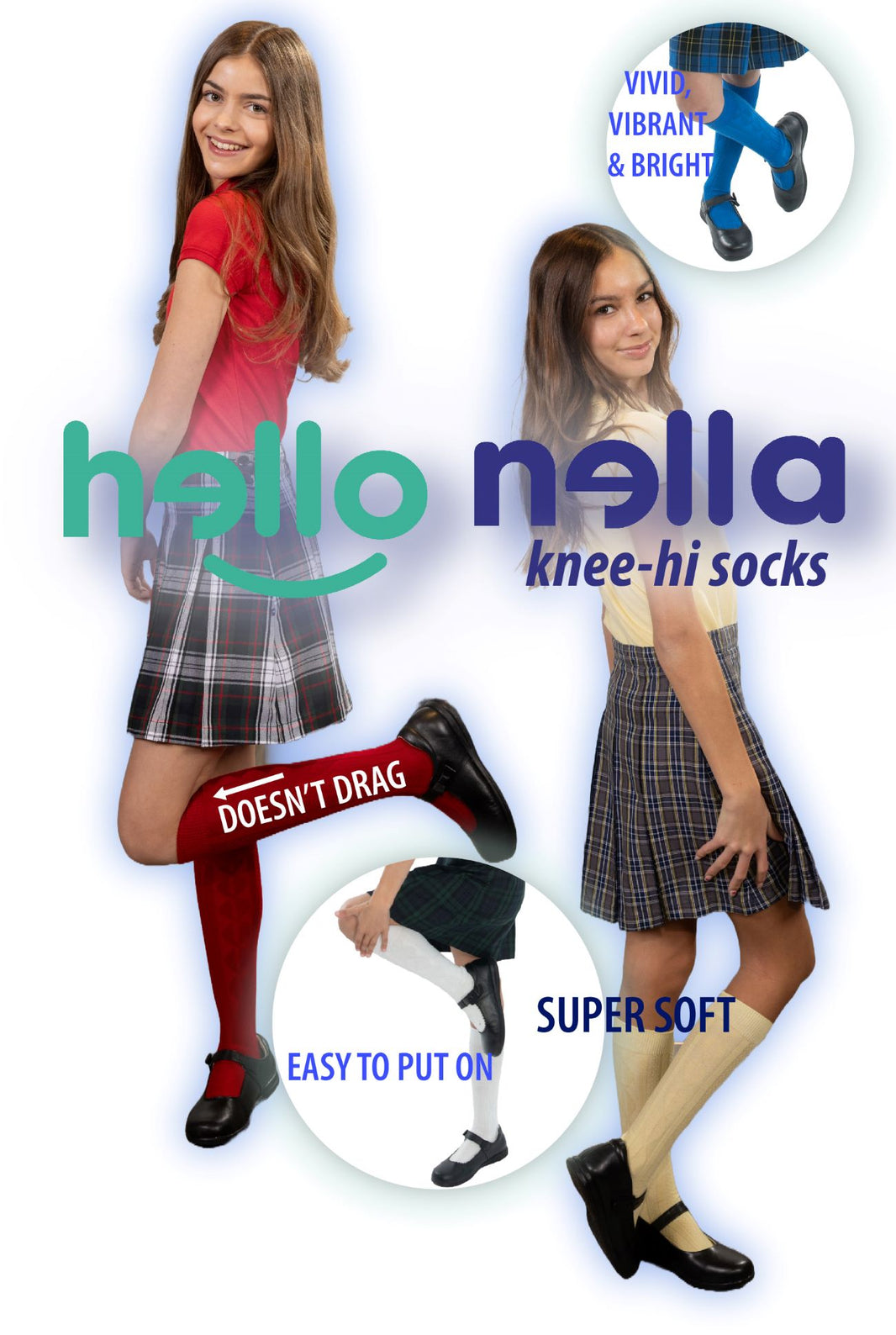 School Uniform Girl Knee-Hi Socks – hello nella