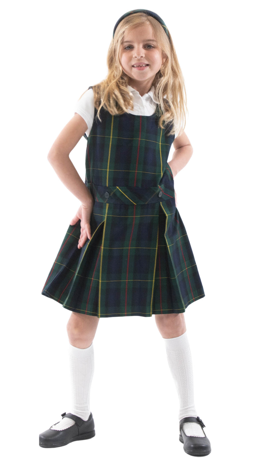School Uniform Girls Plaid Jumper Top of The Knee Plaid #83 by hello n ...